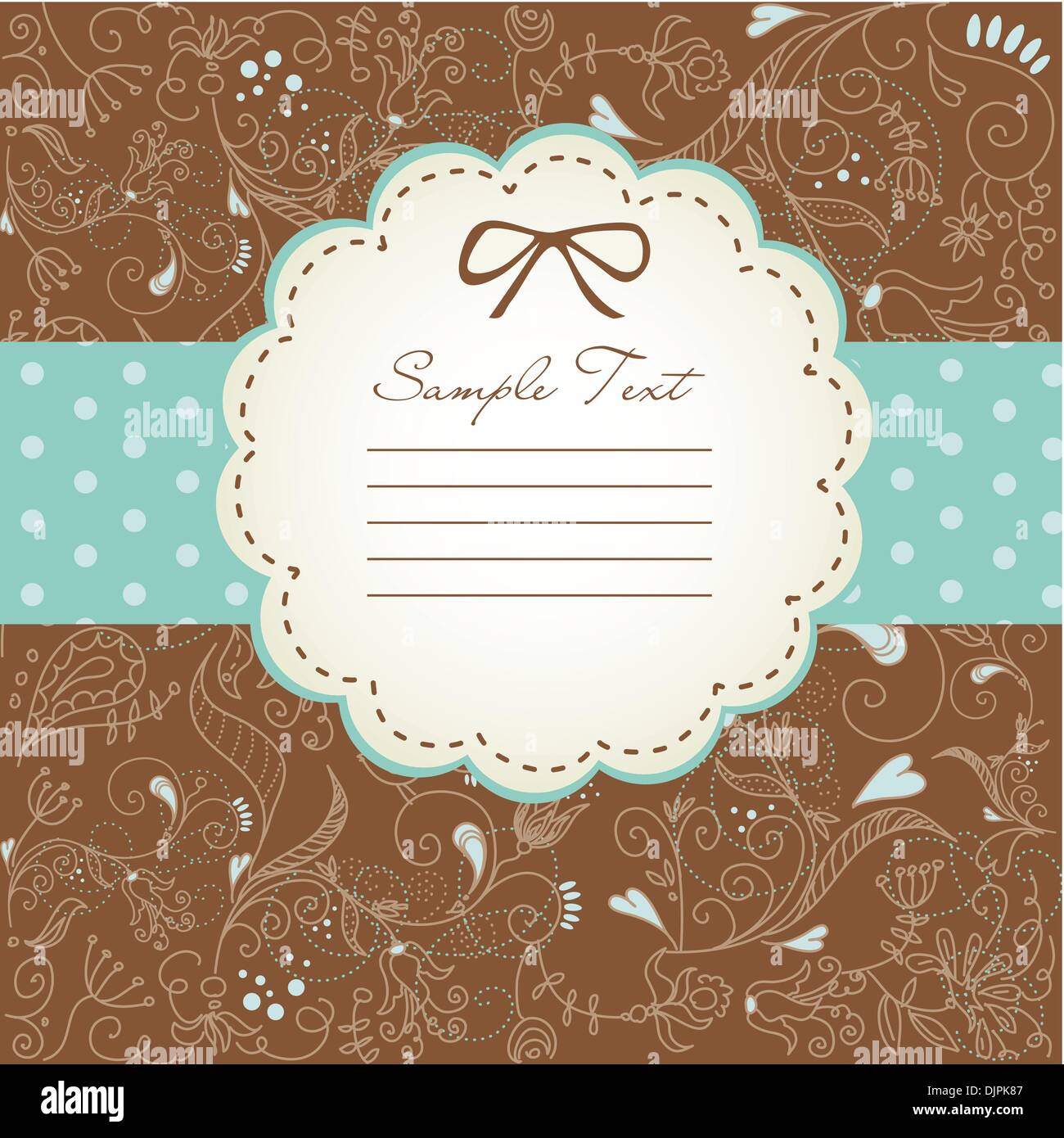 Template frame design for a card Stock Vector Image & Art - Alamy