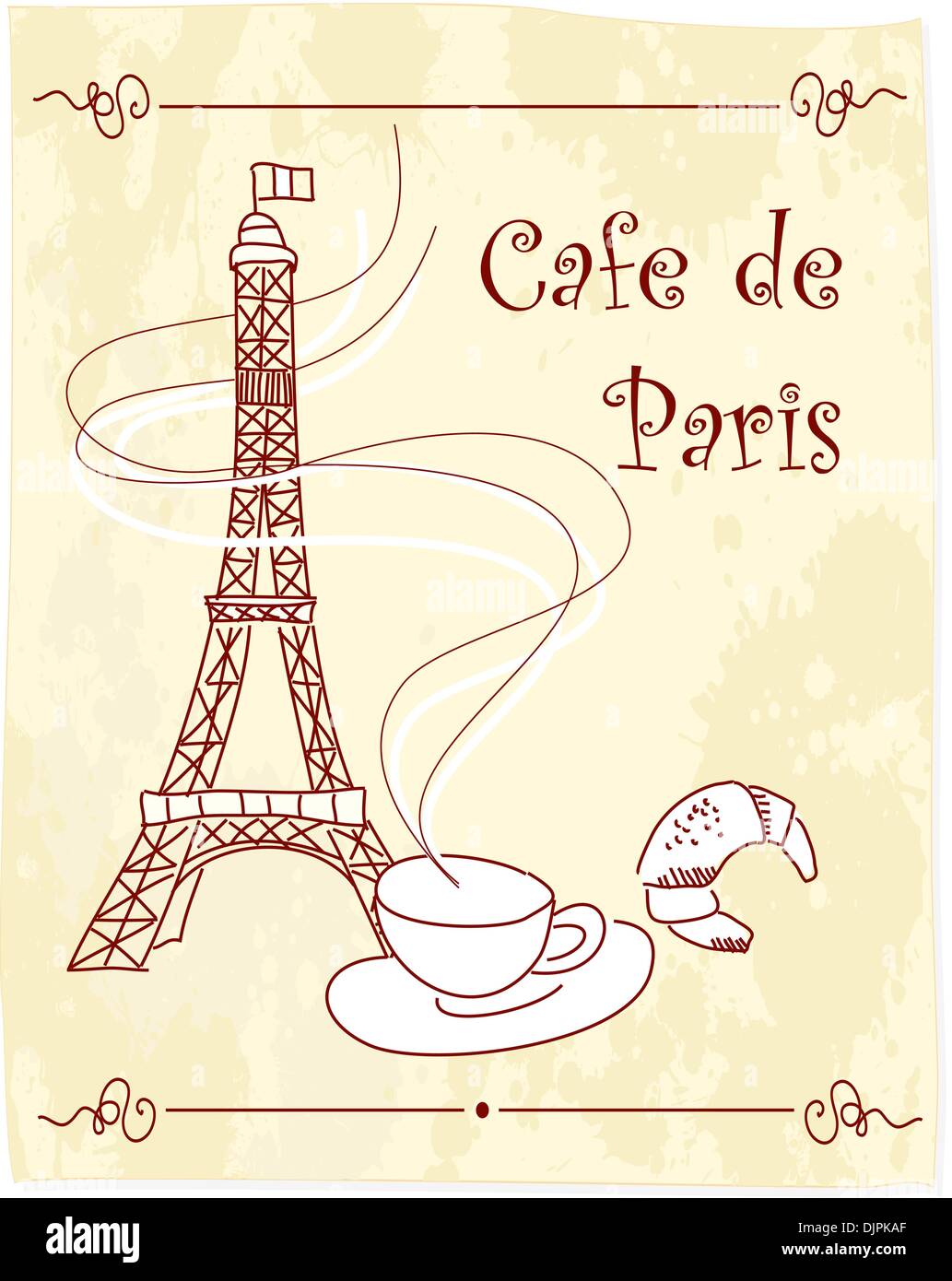 Cafe de Paris Stock Vector Image & Art - Alamy