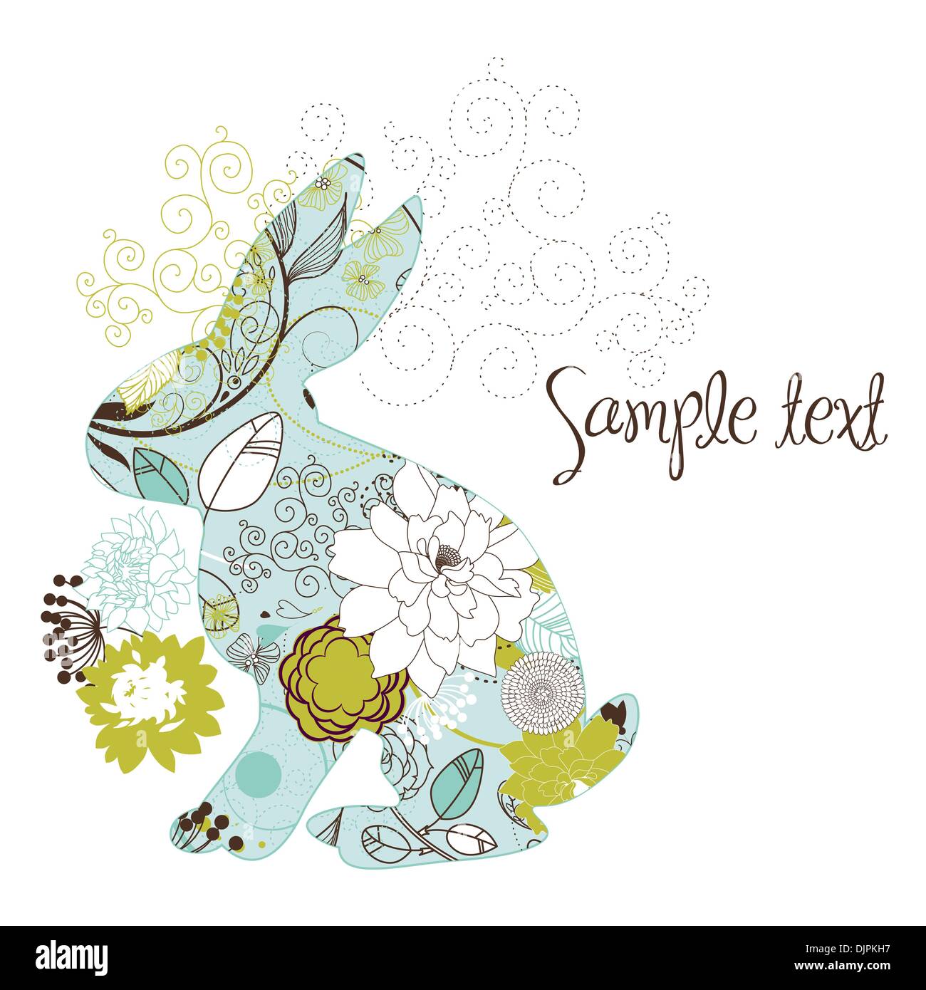 Children celebrating traditional easter Stock Vector Images - Alamy