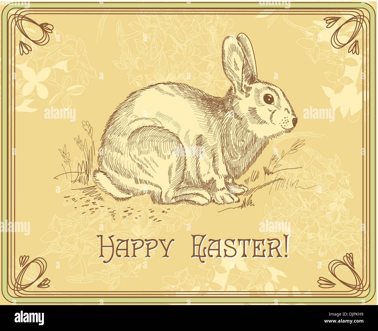 Easter Hare Engraving High Resolution Stock Photography and Images - Alamy