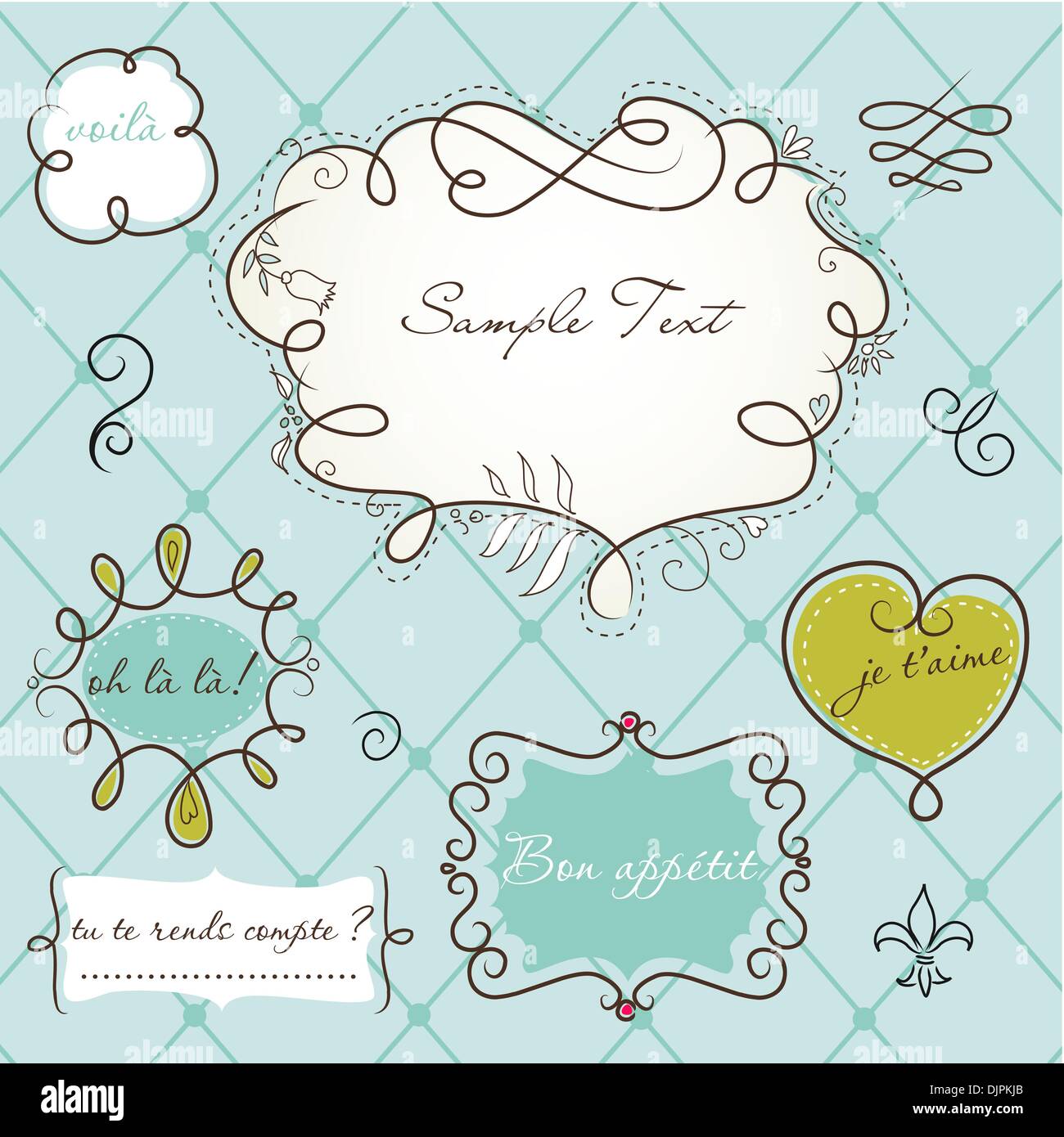 French emblem book Stock Vector Images - Alamy