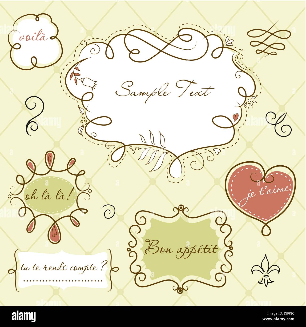 French classical style Stock Vector Images - Alamy