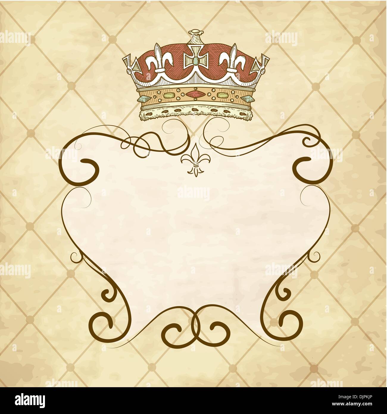 Regal background vintage nobody Stock Vector Images - Alamy