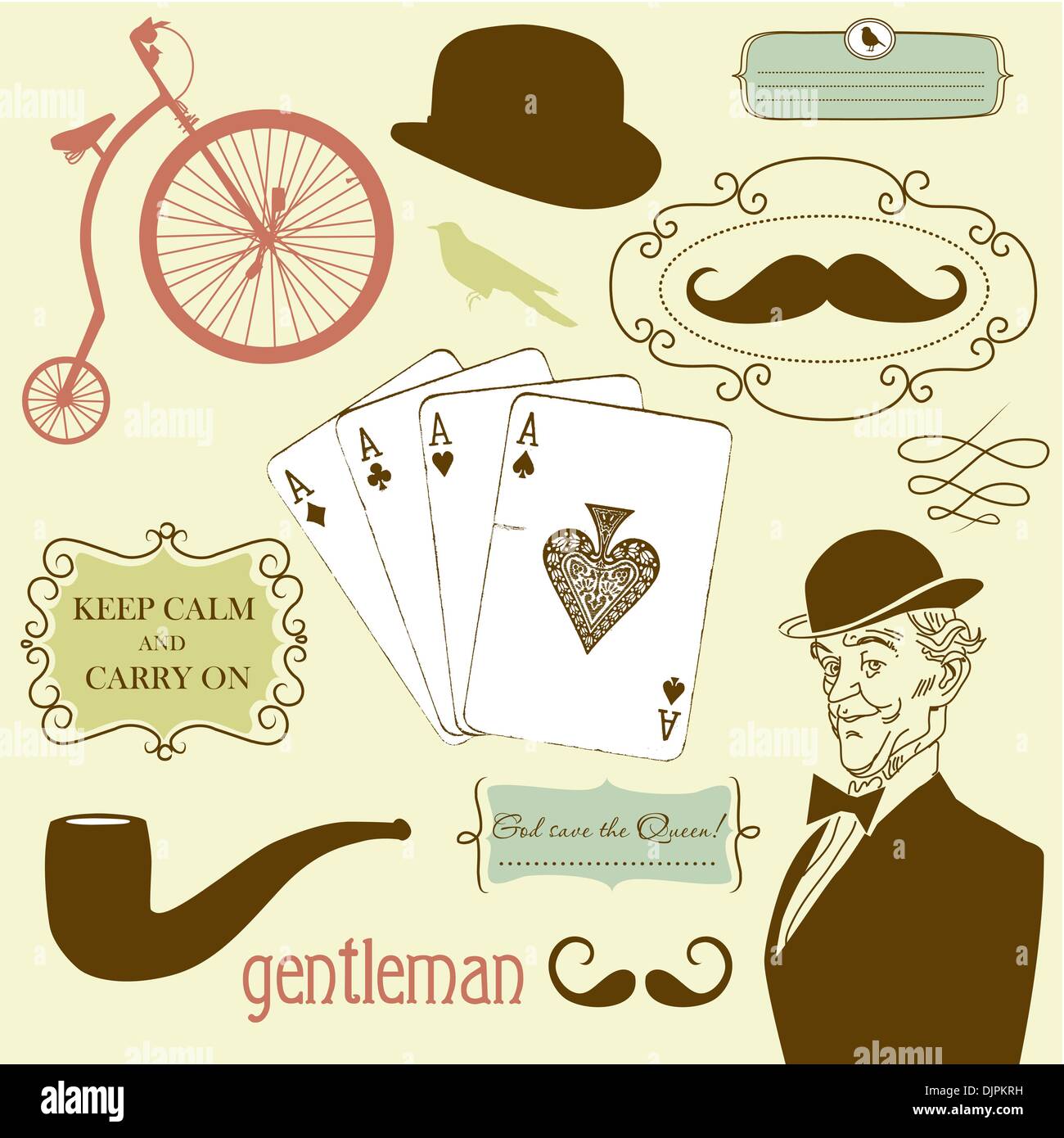 A Gentlemen's Club Stock Vector Image & Art - Alamy