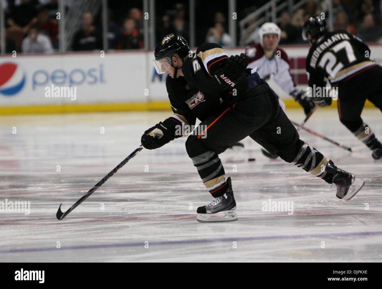 Mar 03, 2010 - Anaheim, California, USA - Anaheim Ducks' left wing ...