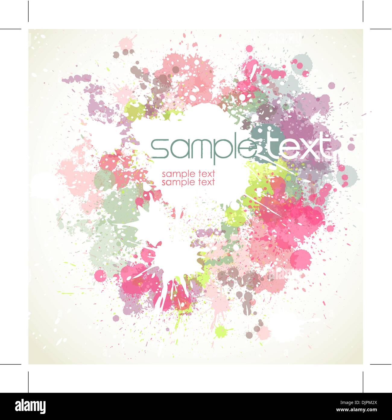 Rainbow paint dribble Stock Vector Images - Alamy