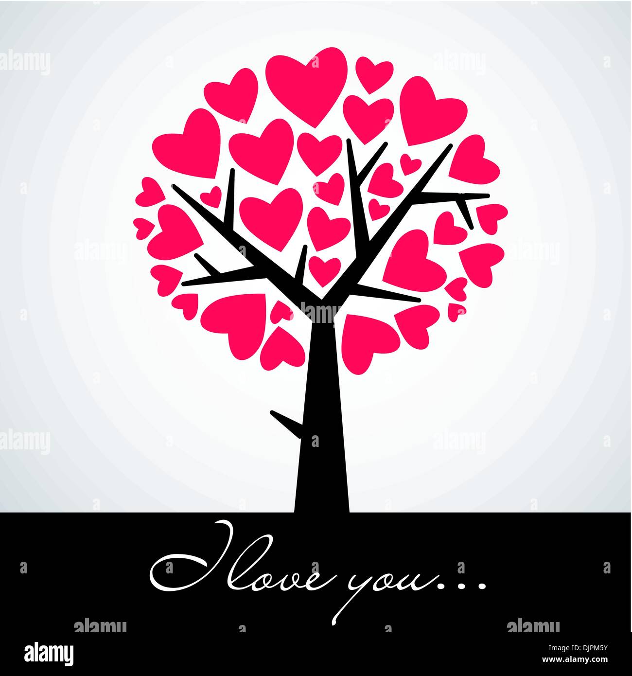 abstract heart tree Stock Vector Image & Art - Alamy