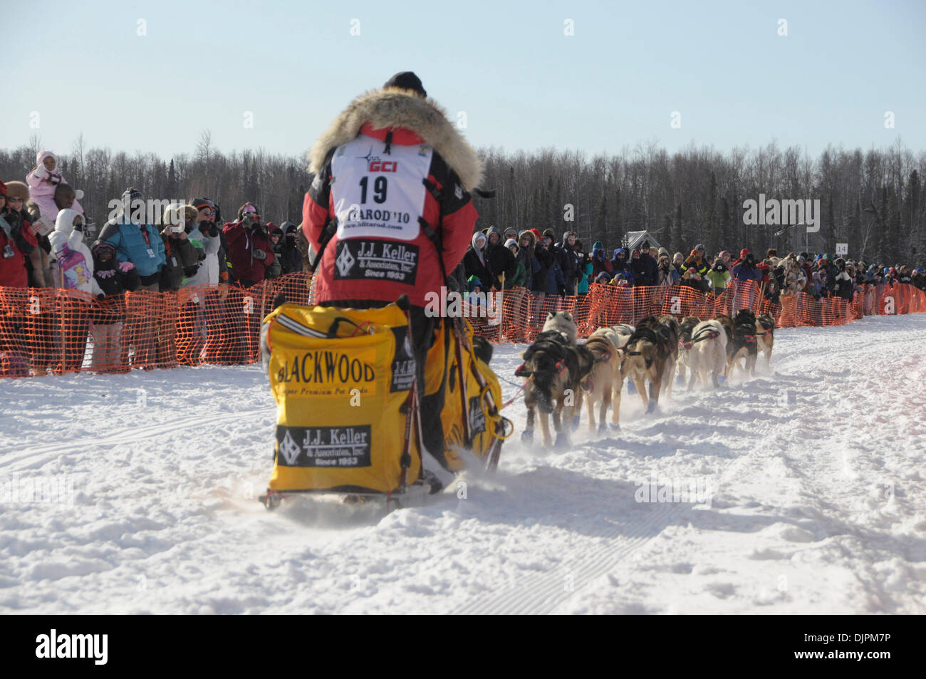 Mar 07, 2010 - Willow, Alaska, USA - Veteran Iditarod winner MITCH ...