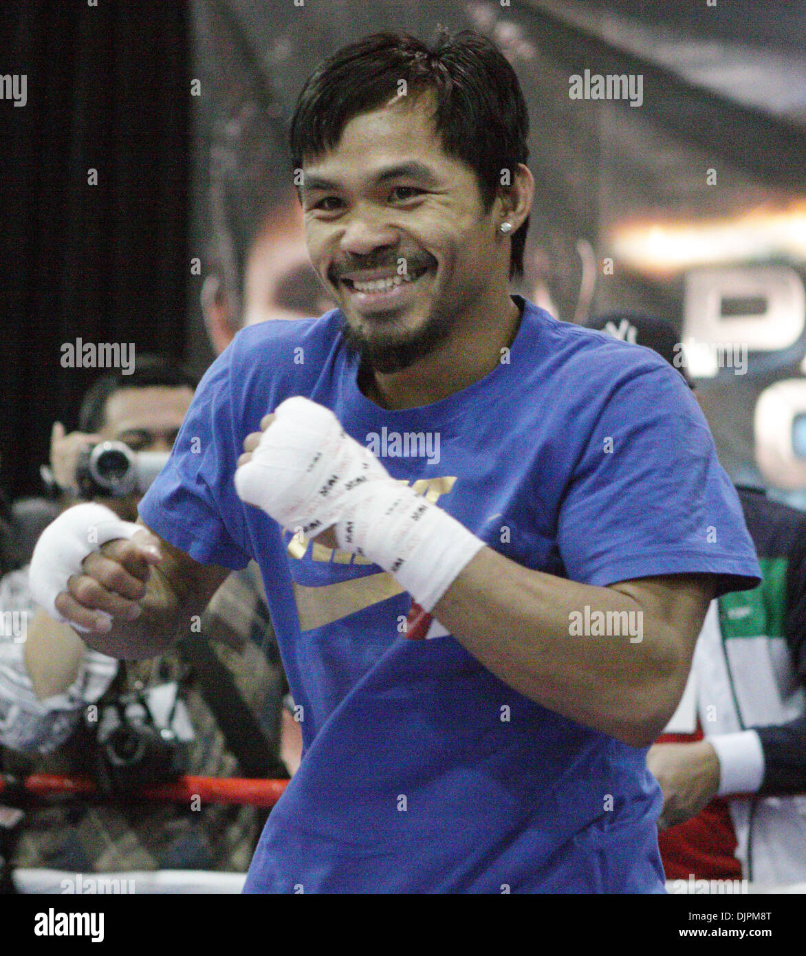 Mar 10, 2010 - Arlington, Texas, USA - Boxer MANNY PACQUIAO works out ...