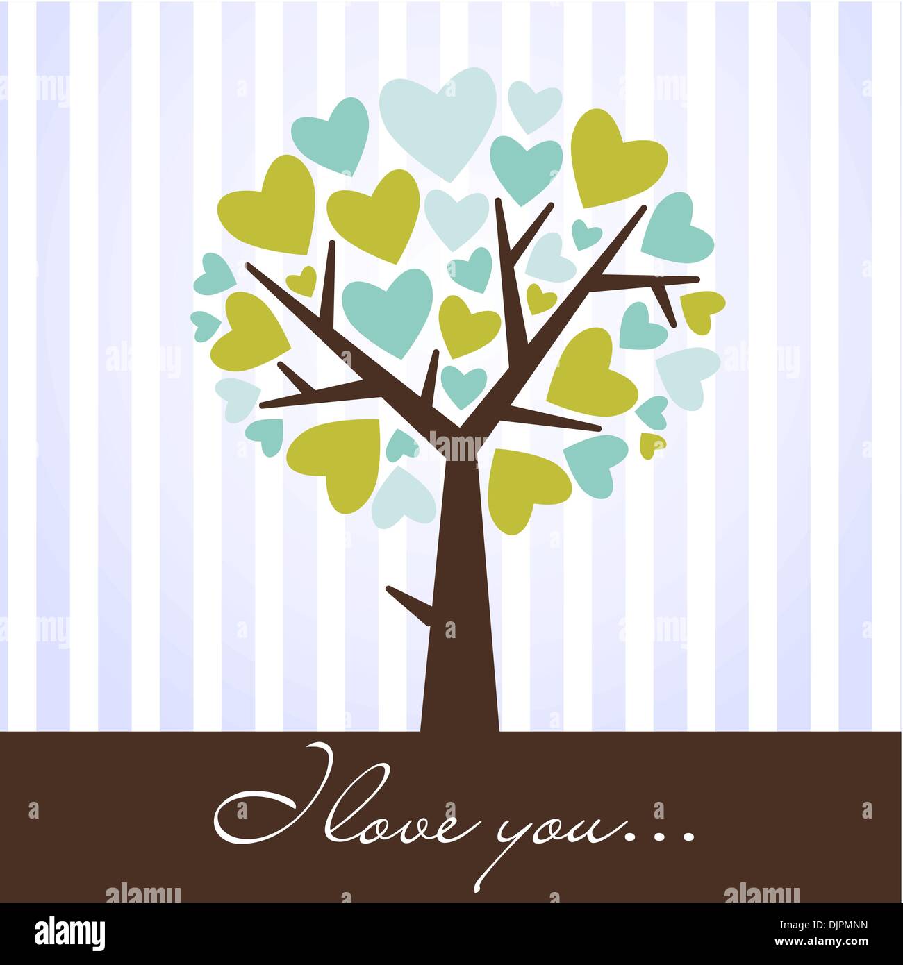 abstract heart tree Stock Vector Image & Art - Alamy