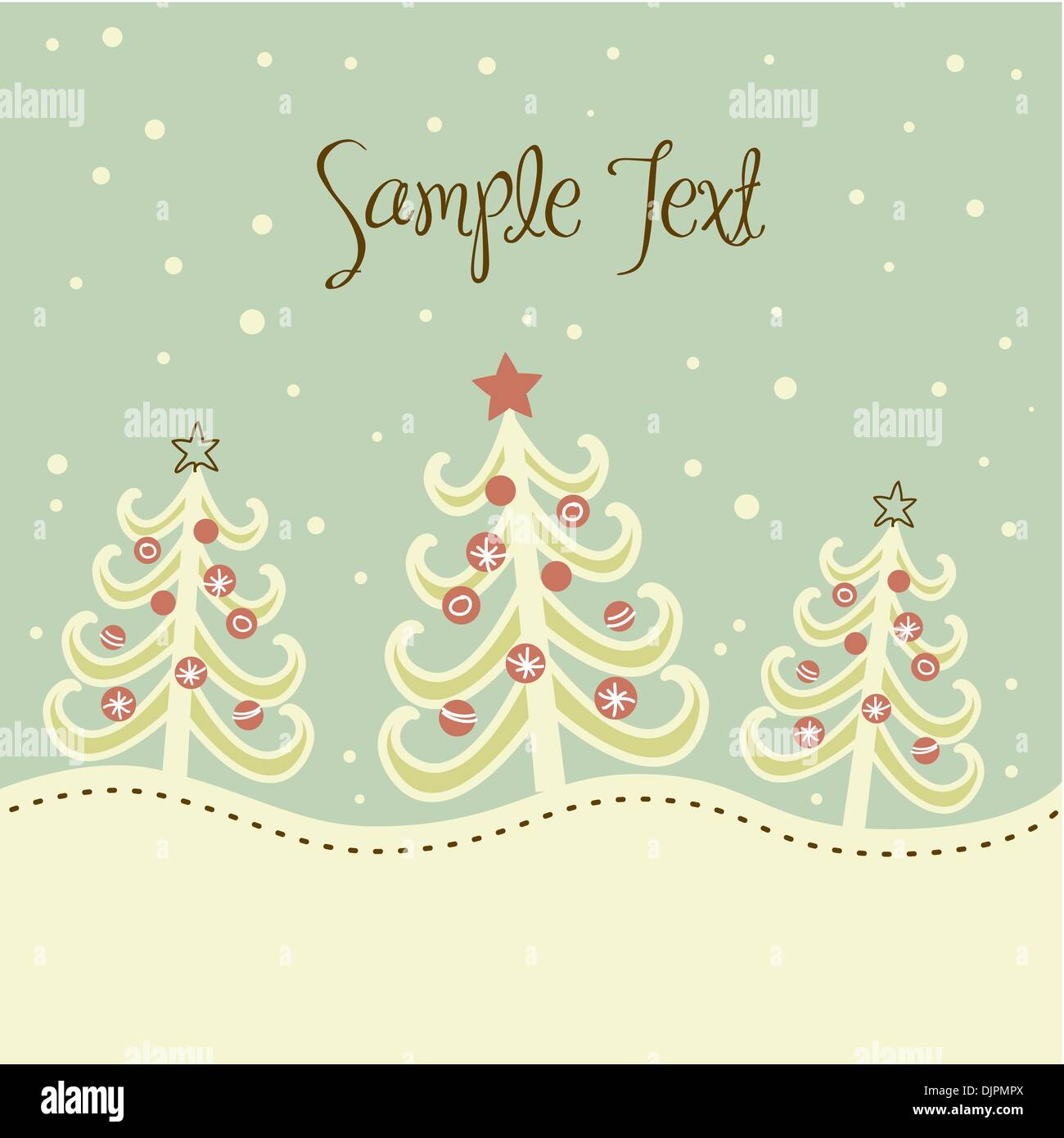 Christmas tree background, vector illustration Stock Vector Image & Art ...