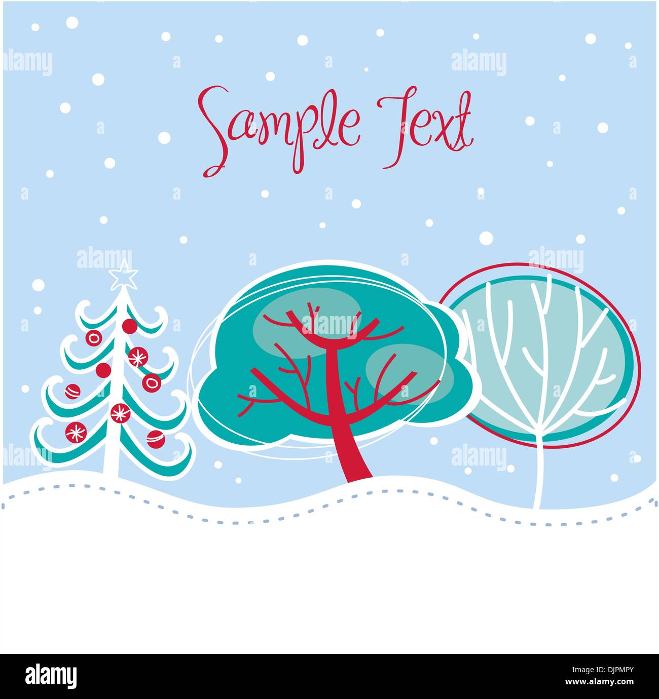 Christmas tree background, vector illustration Stock Vector Image & Art ...