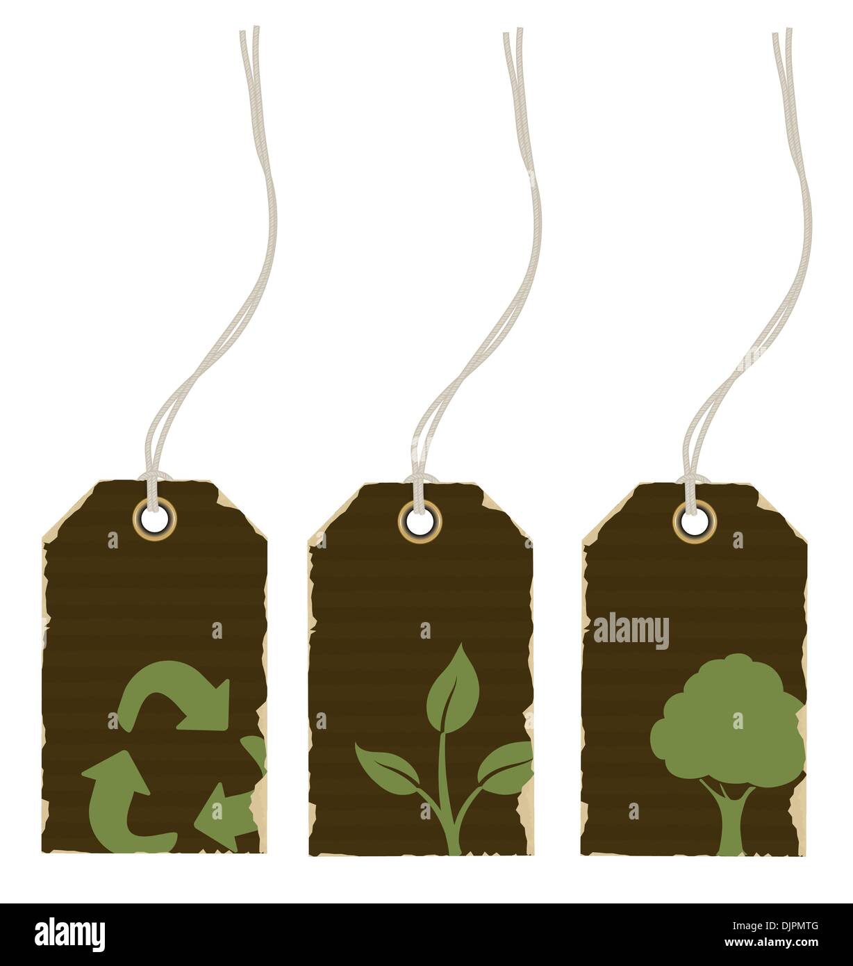 Vector illustration Set of eco product price tags Stock Vector Image ...