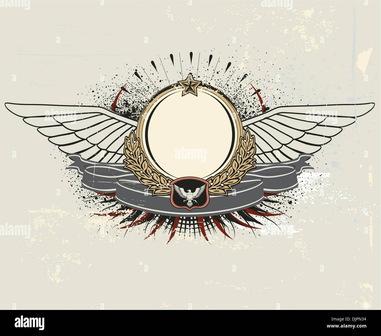 Winged fame Stock Vector Images - Alamy