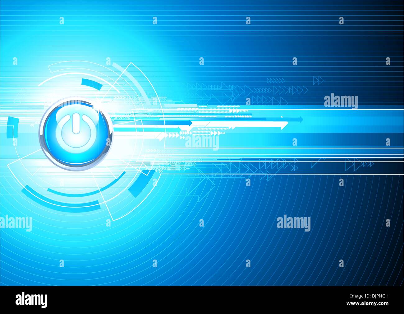 Vector illustration of abstract hi-tech Background with Glossy power ...
