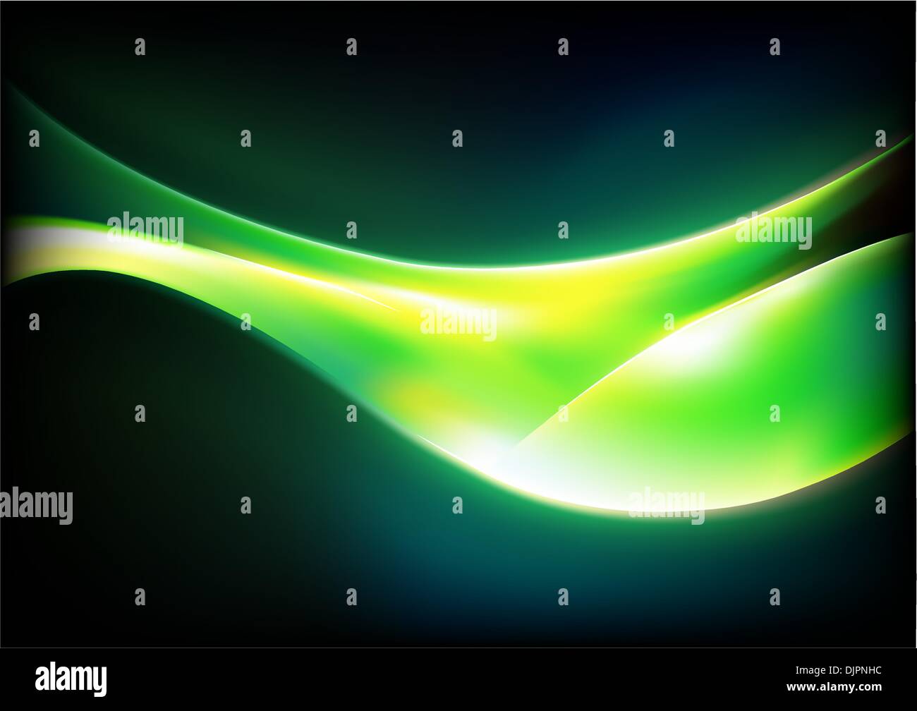 Vector illustration of green futuristic abstract glowing background ...