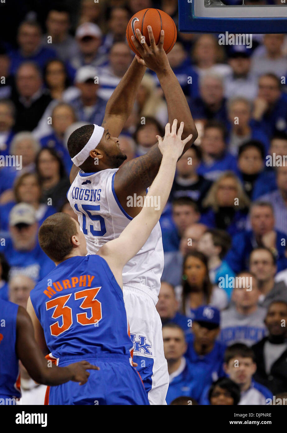 Mar. 07, 2010 - Lexington, Kentucky, USA - Kentucky's DeMarcus Cousins ...