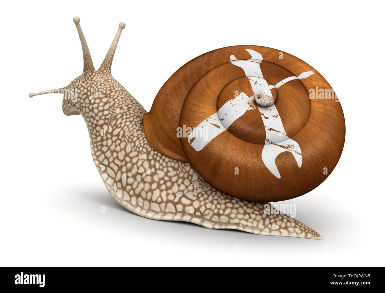 Tools Snail (clipping path included Stock Photo - Alamy