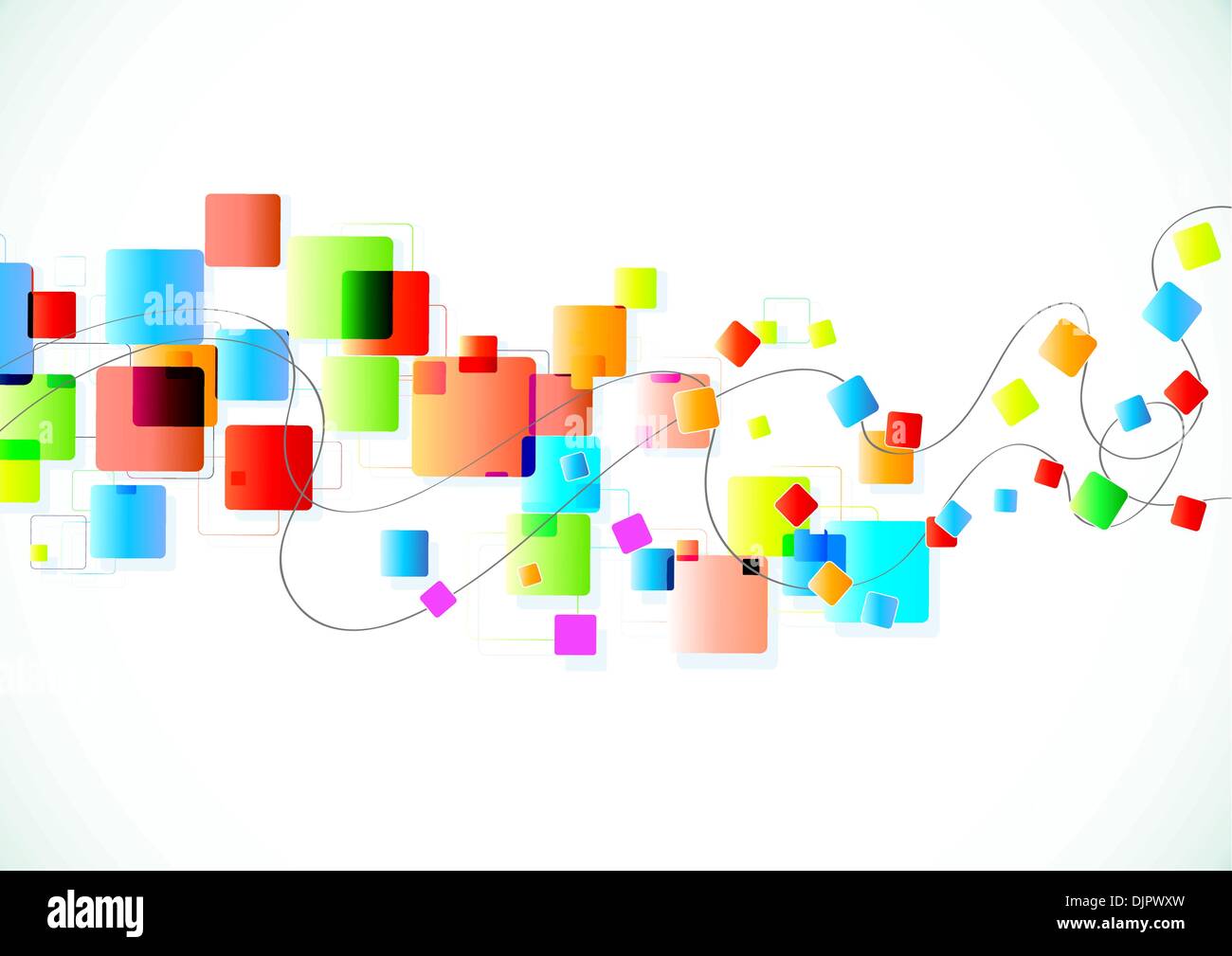 Vector illustration of abstract party Background with funky colorful ...