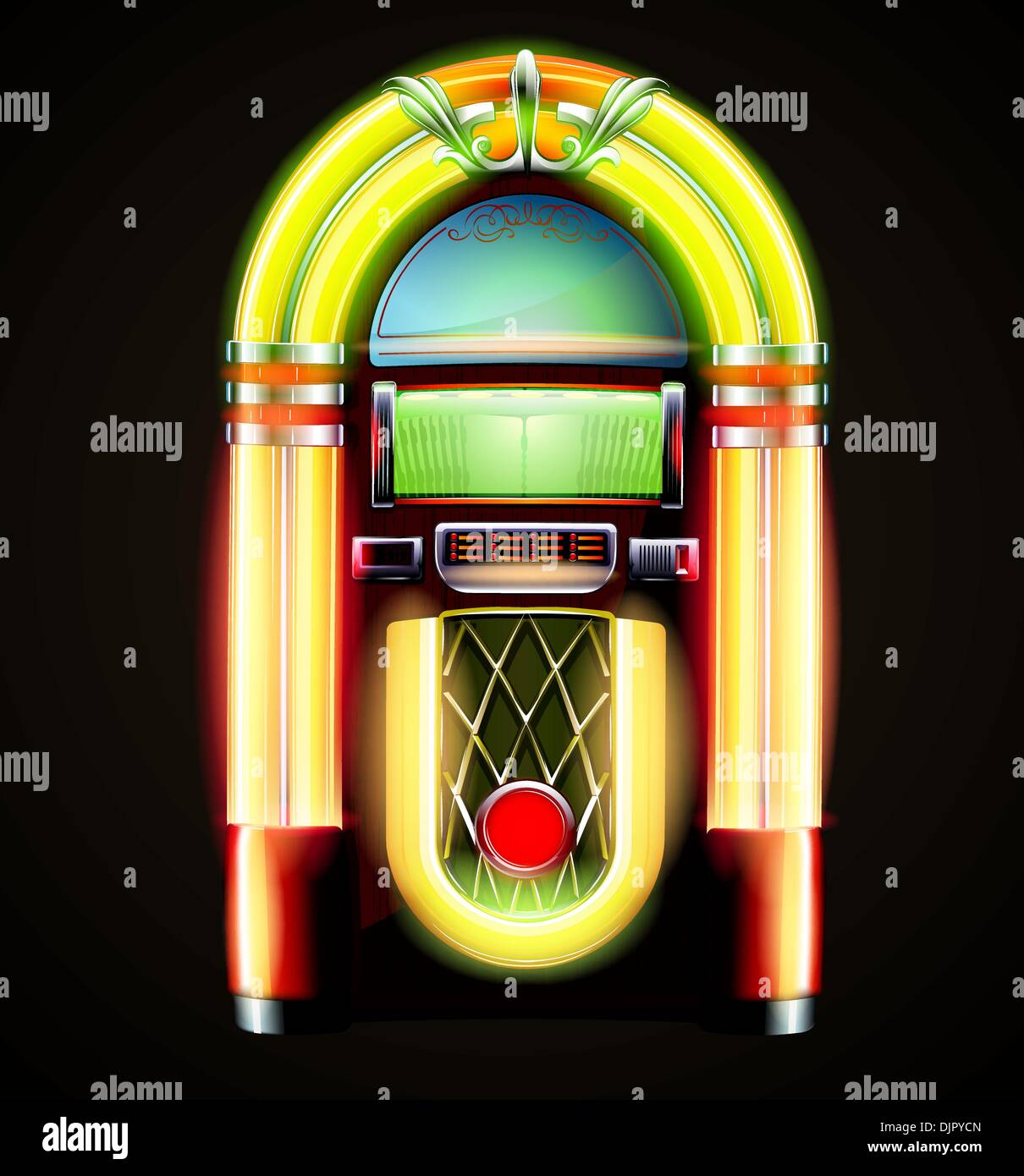 Juke Box Stock Vector Images - Alamy
