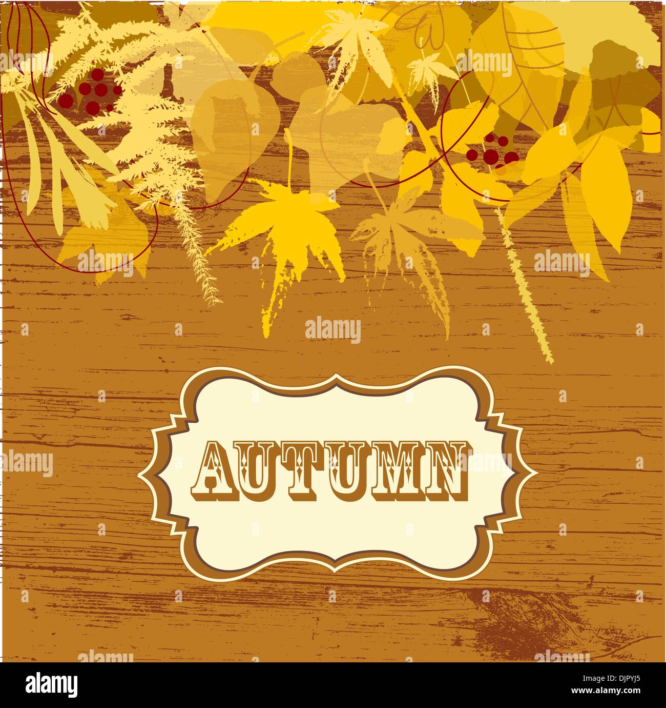 Autumn leaves background Stock Vector Image & Art - Alamy