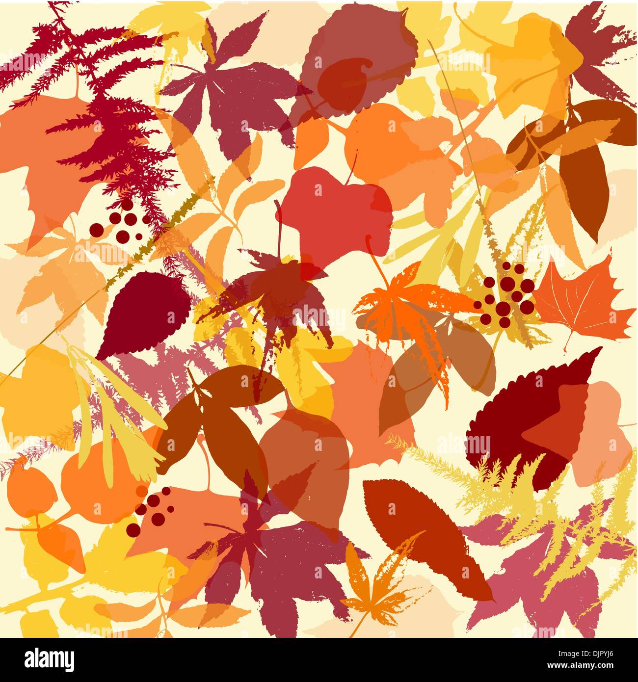 Autumn leaves background Stock Vector Image & Art - Alamy