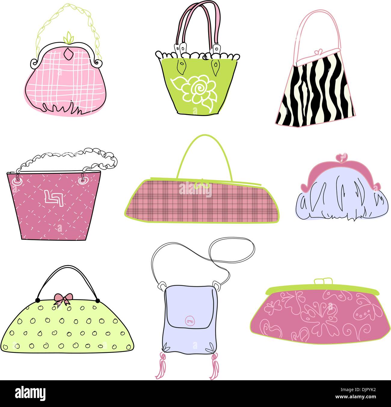 Skirt woman women hand Stock Vector Images - Alamy