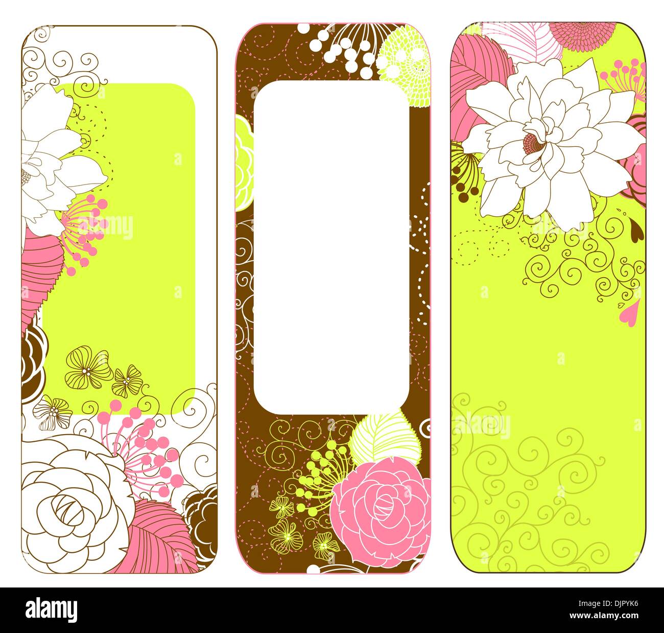 Cute Vertical Retro banners Stock Vector Image & Art - Alamy