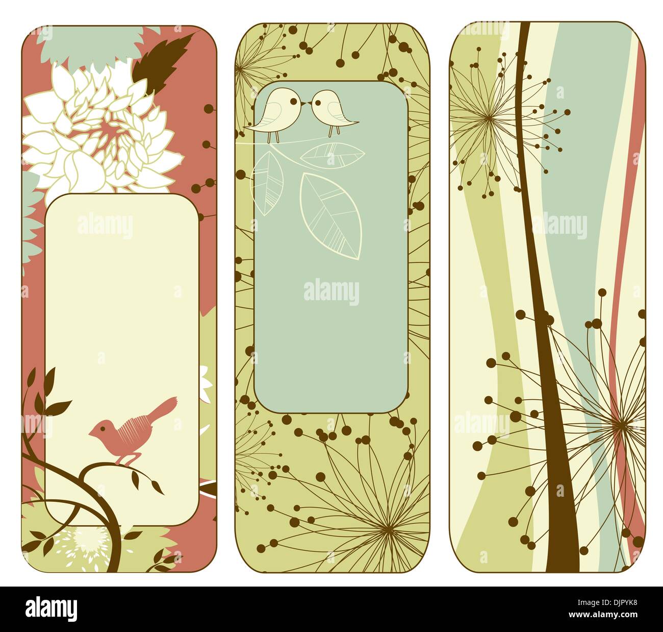 Cute Vertical Retro banners Stock Vector Image & Art - Alamy