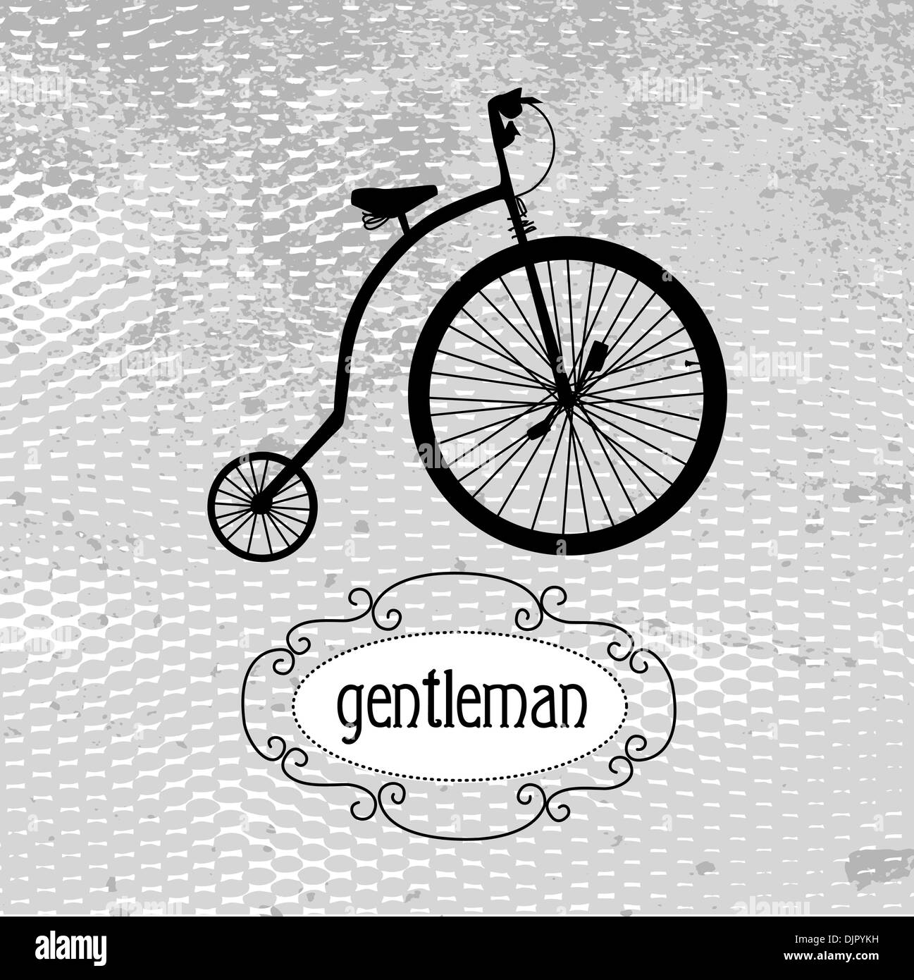 Antique high wheel bike Stock Vector Image & Art - Alamy