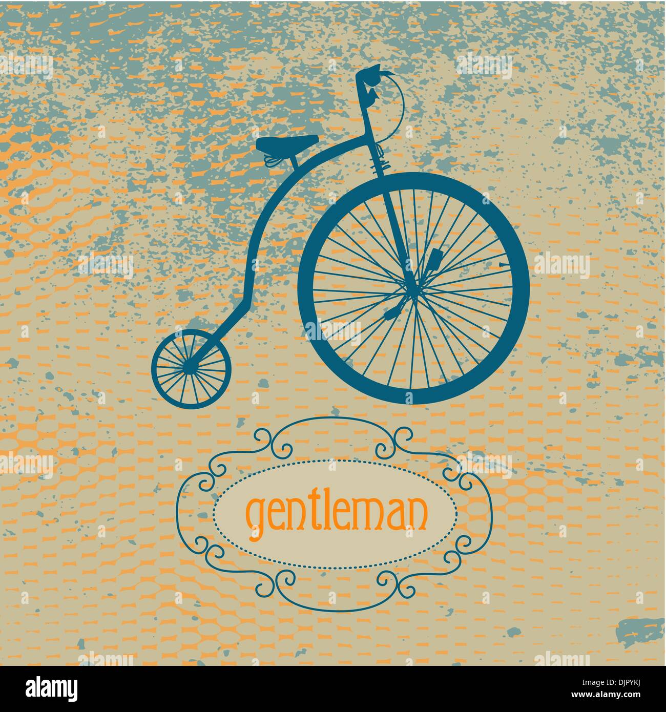 Antique high wheel bike Stock Vector Image & Art - Alamy