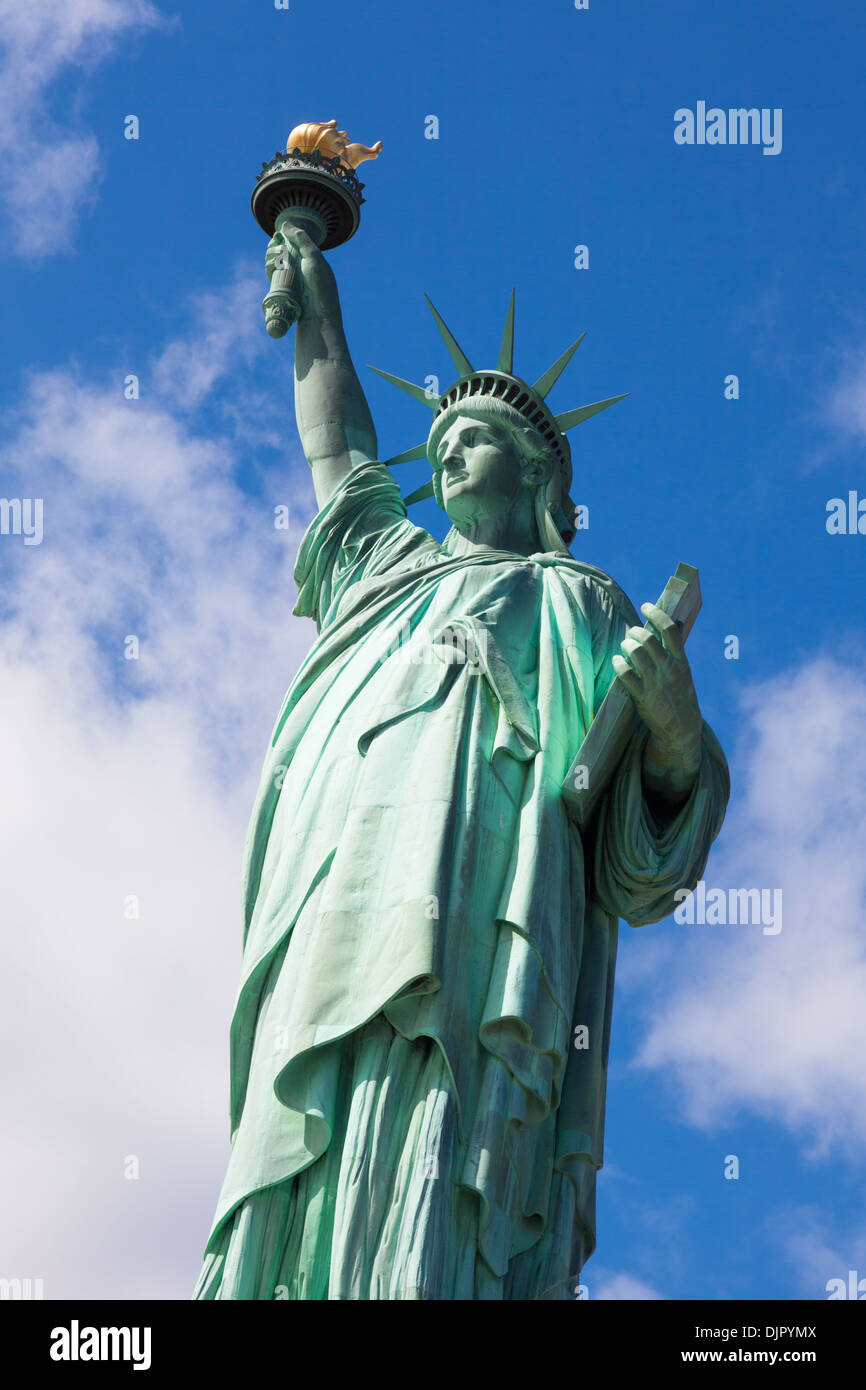 Front view of the Statue of Liberty in New York City Stock Photo - Alamy