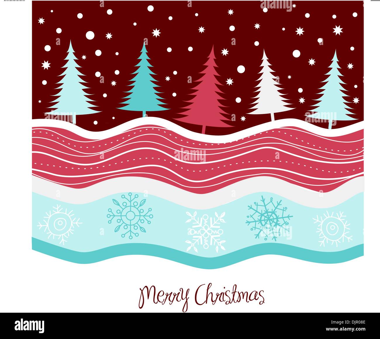 Christmas tree background, vector illustration Stock Vector Image & Art ...