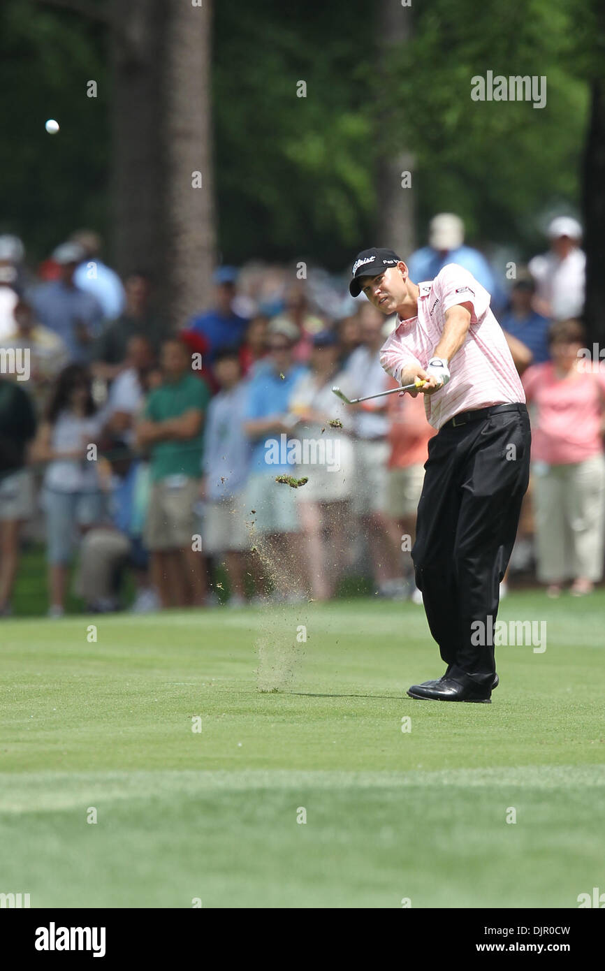 May 01, 2010 - Charlotte, North Carolina, USA - BILL HAAS approach shot ...