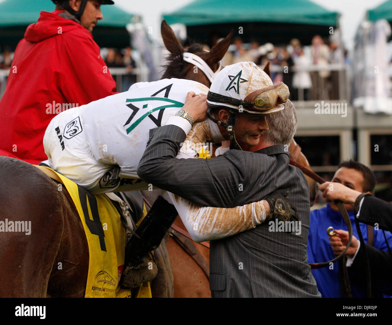 May 01, 2010 - Louisville, Kentucky, U.S. - Jockey Calvin Borel on ...