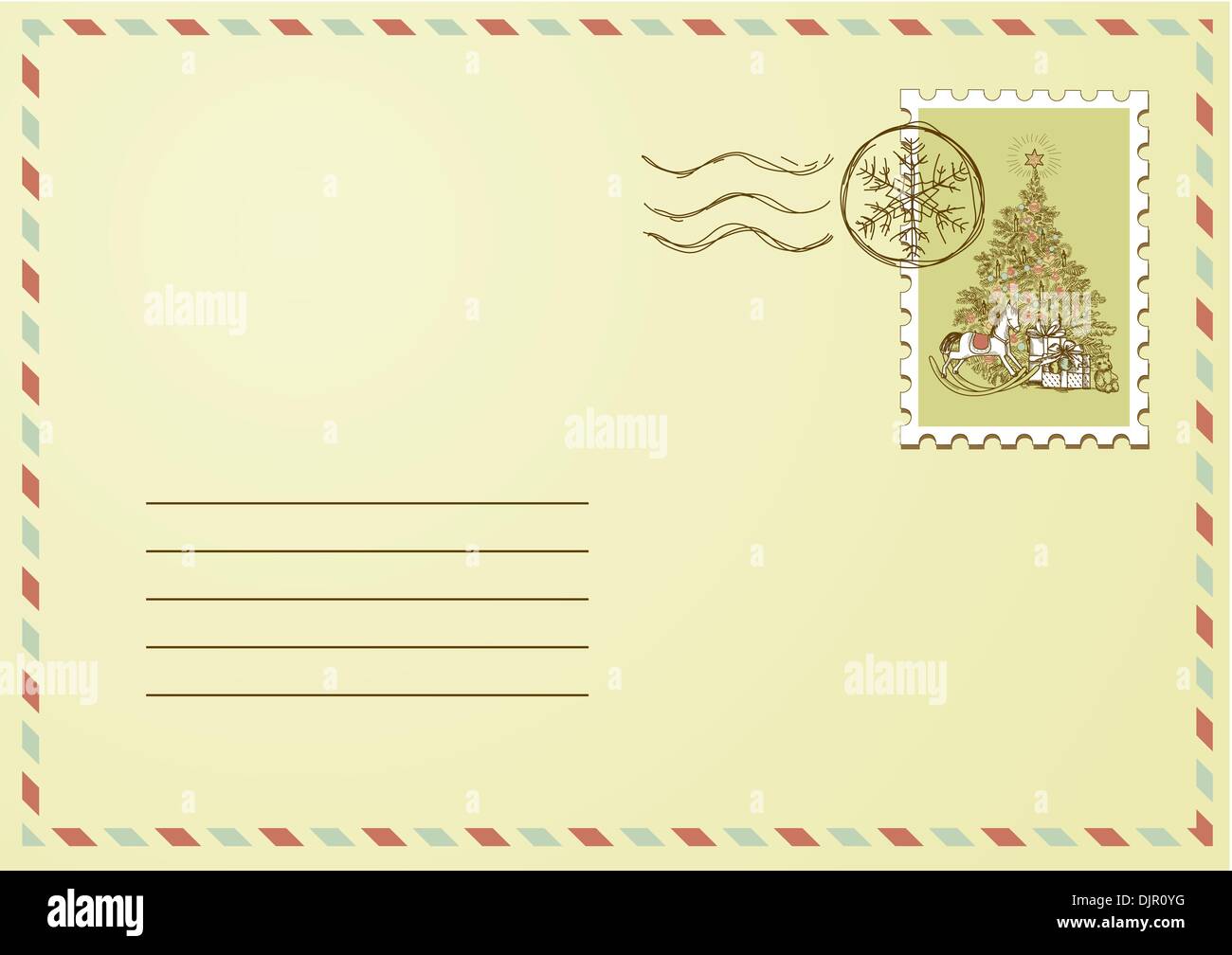 Blank envelope paper tag Stock Vector Images - Alamy