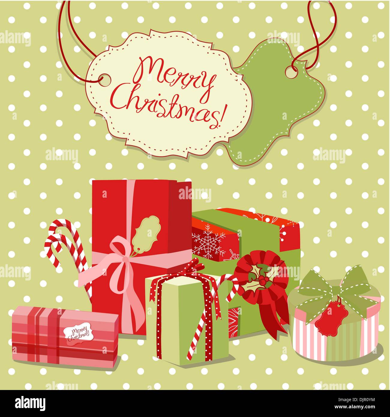 Image christmas gifts in Stock Vector Images - Alamy