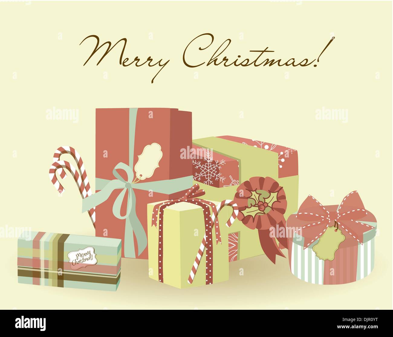 Cartoon gifts fireworks in Stock Vector Images - Alamy