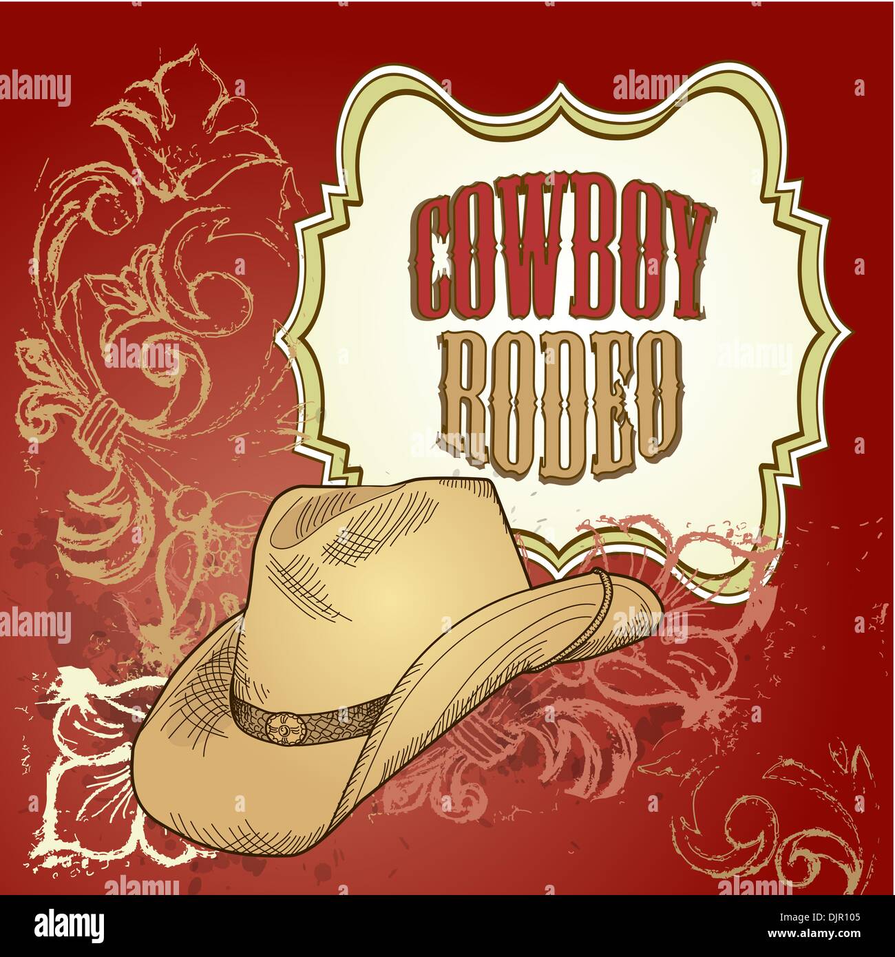 Cowboy hat design Stock Vector Image & Art - Alamy