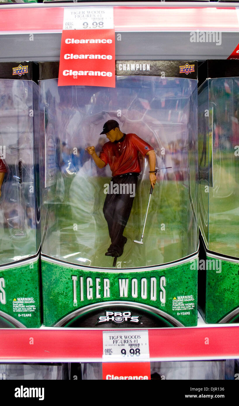May 02, 2010 - New Haven, Connecticut, USA - Tiger Woods action figures ...