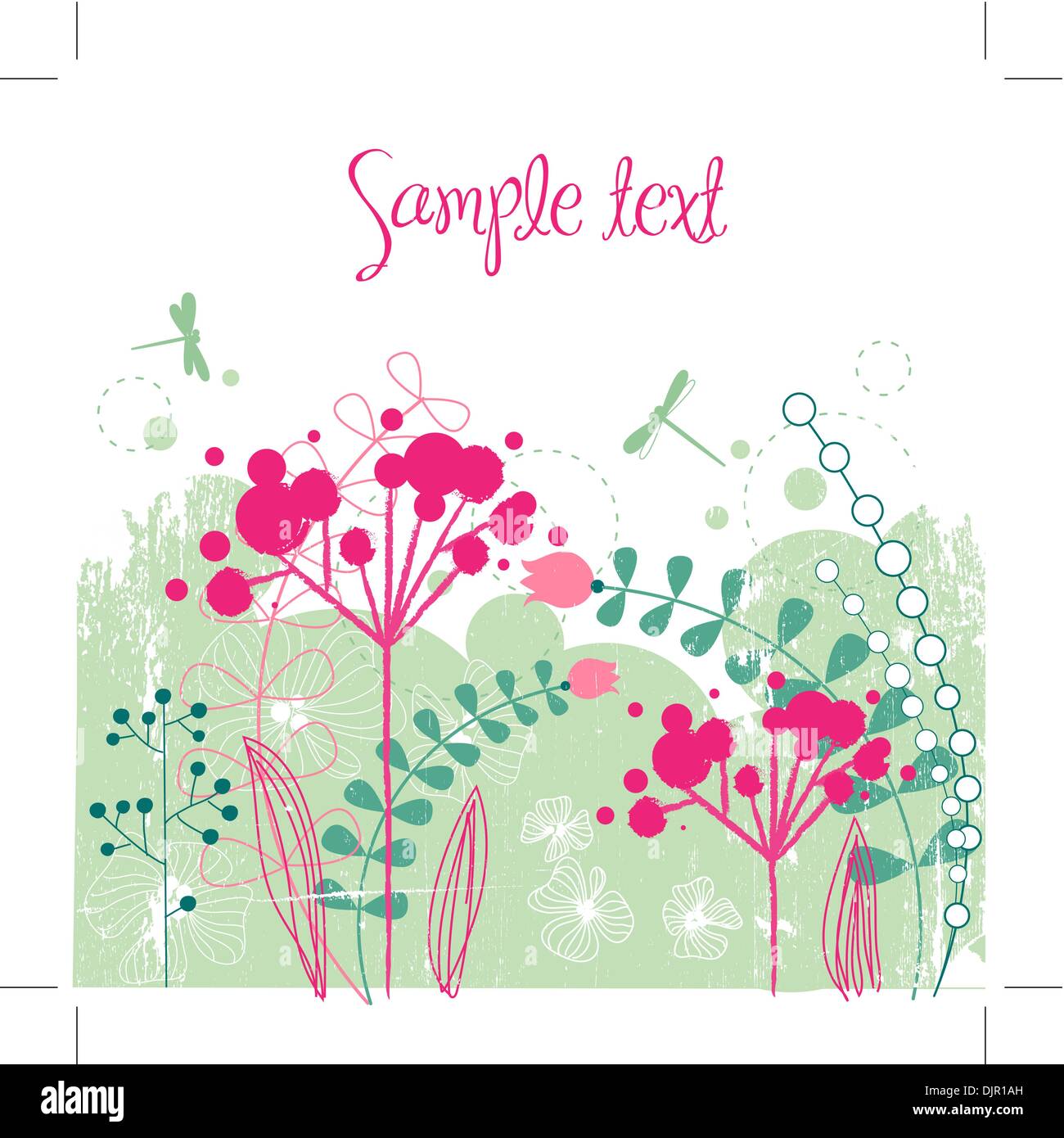 Gorgeous nature theme background with place for your text Stock Vector ...