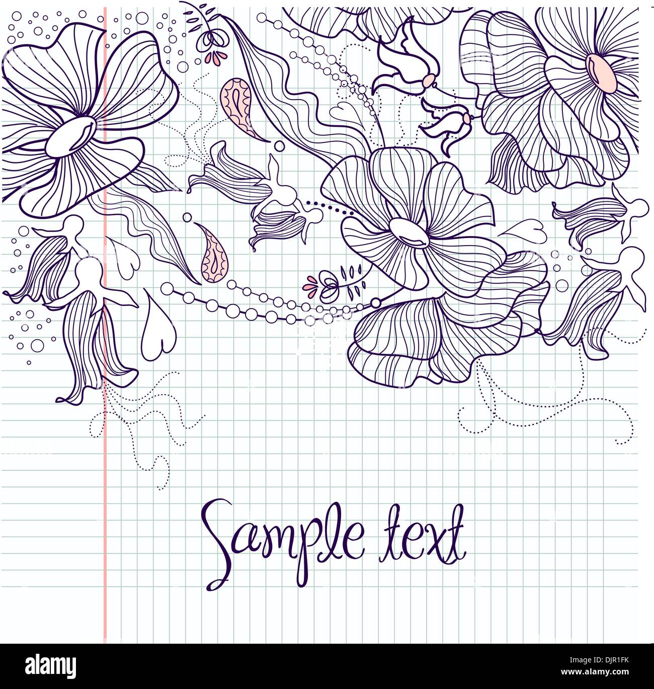 Modern floral background Stock Vector Image & Art - Alamy