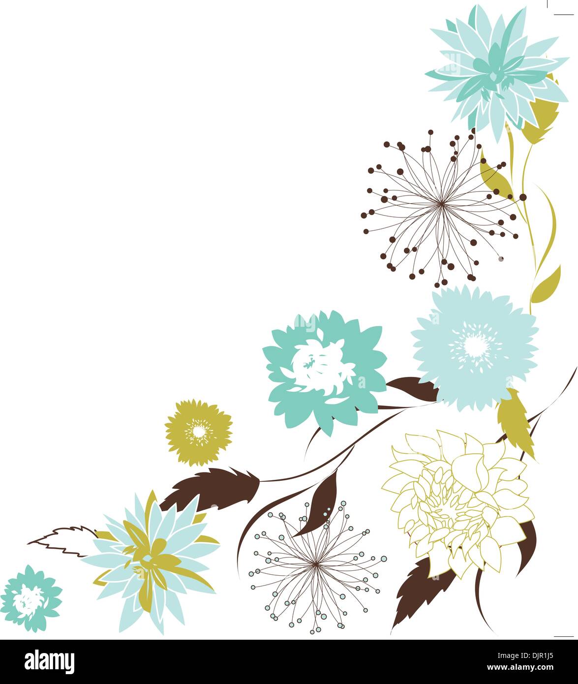 Abstract flower background Stock Vector Image & Art - Alamy