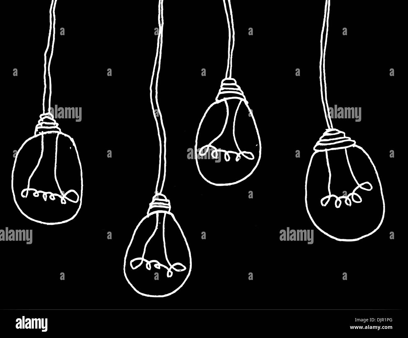Concept of idea inspired bulb idea Stock Photo - Alamy