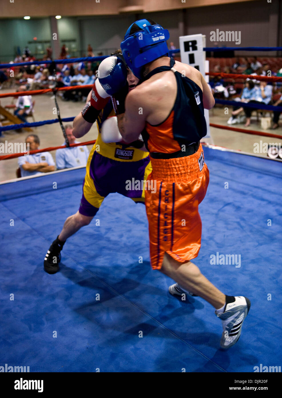 May 4, 2010 - Little Rock, Arkansas, USA - NICHOLAS DELOMBA, facing ...