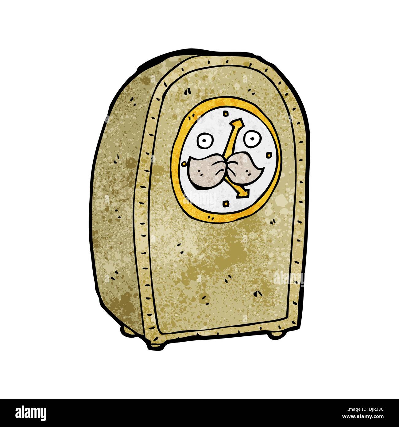 Hand drawn cartoon clock face hi-res stock photography and images - Alamy