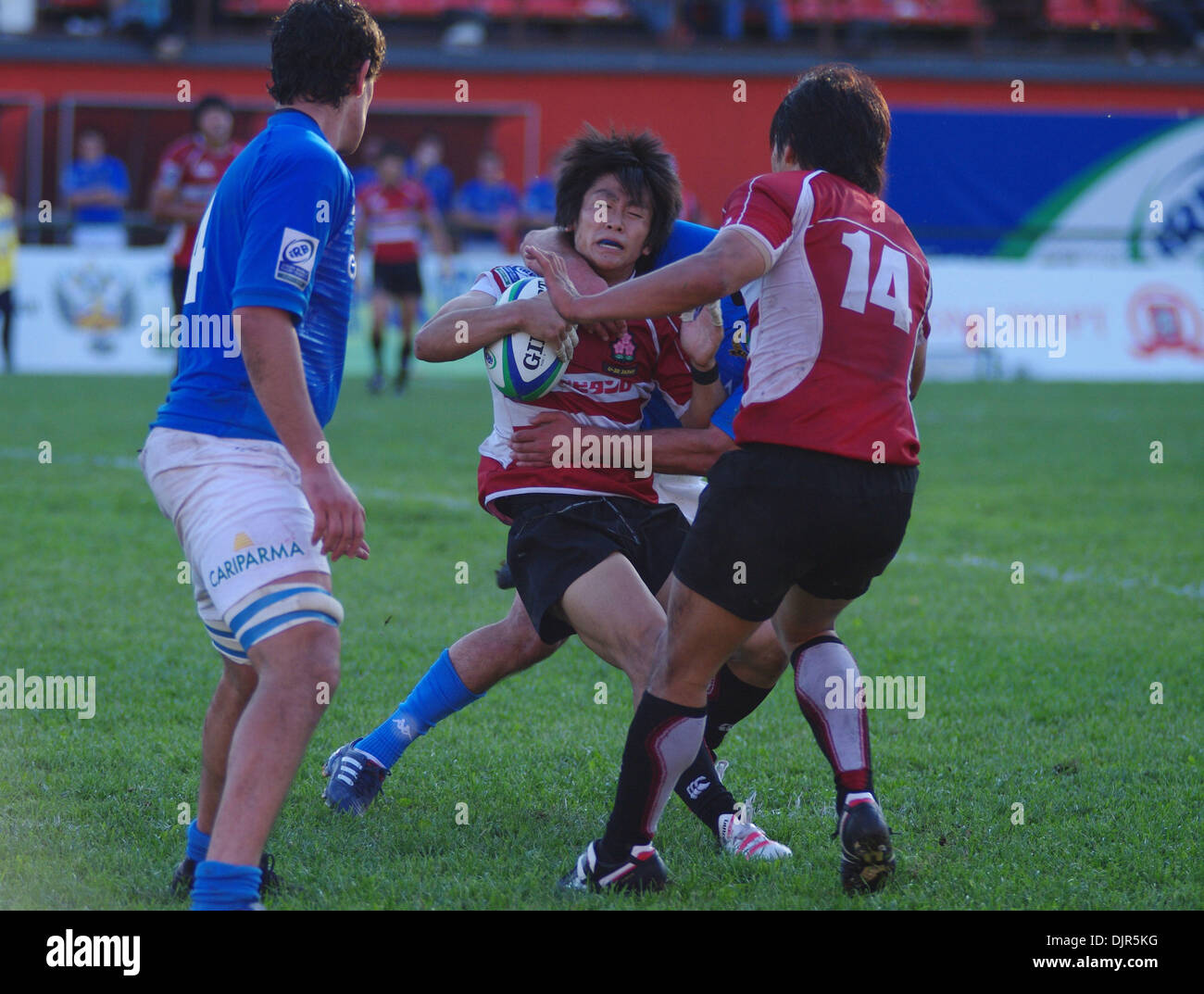 May 30, 2010 - Moscow, Russia - RUGBY 2010 - Japan (red) vs Italy in ...