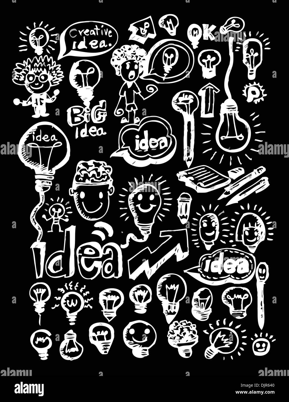 hand doodle Business doodles Stock Photo - Alamy