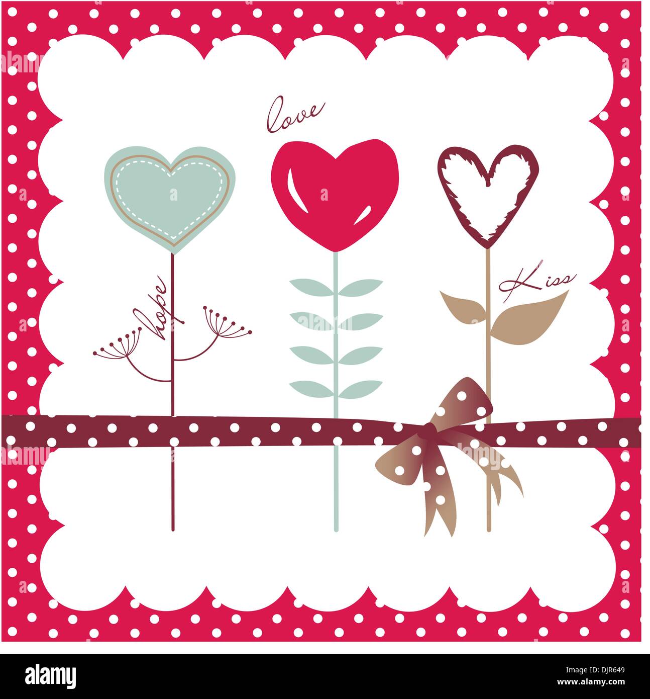 Summer flowers from garden Stock Vector Images - Alamy