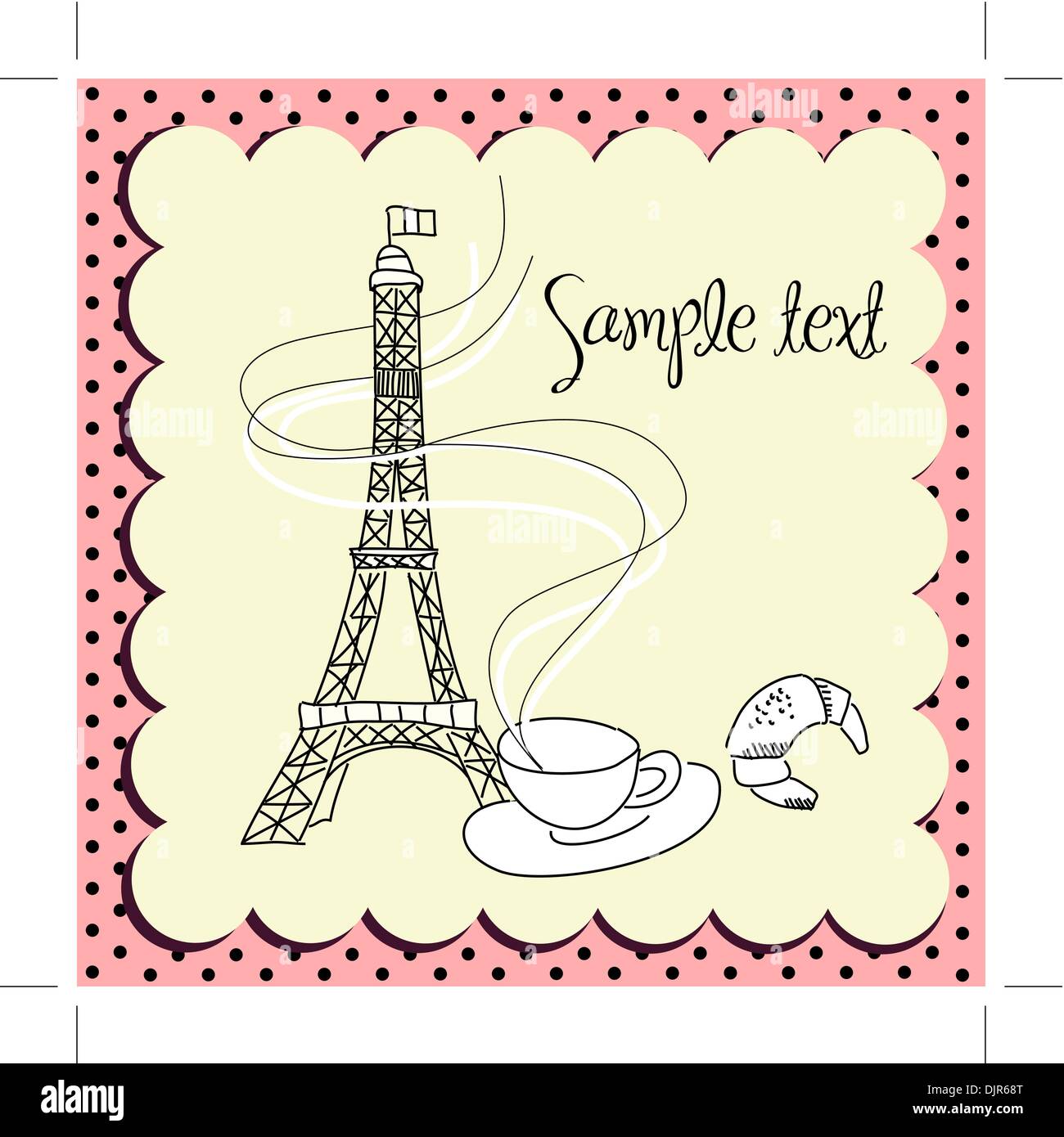 Cafe in Paris Stock Vector Image & Art - Alamy